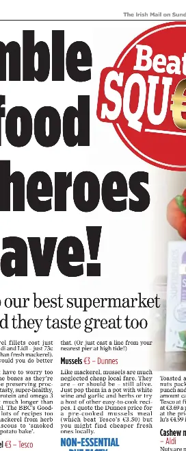 Assemble your food price heroes and save! - PressReader