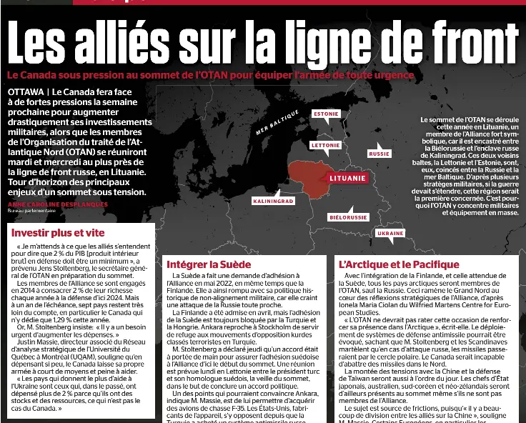 Les alliés sur la ligne de front - PressReader