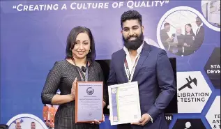 Chemical, industrial services lab certified by GNBS - PressReader