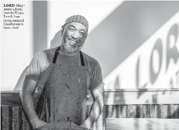 In a golden state at the James Beard Awards - PressReader