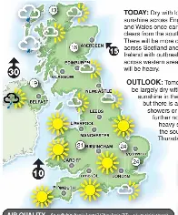 TODAY’S WEATHER - PressReader