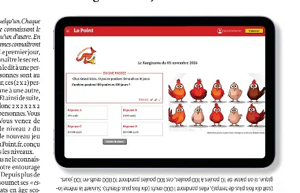 Libérez votre esprit mathématiq­ue avec le « Kangourou du jour » ! - PressReader