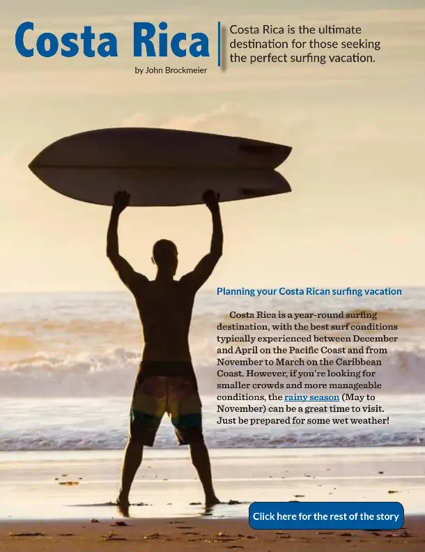 A Surfing Vacation in Costa Rica - PressReader