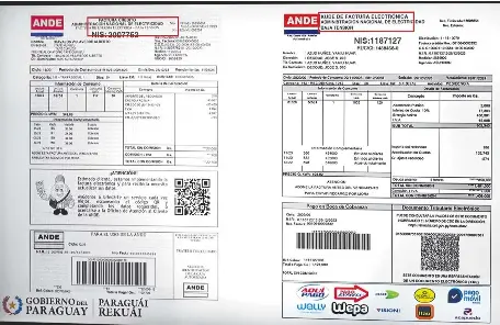 ANDE emitirá facturas electrónic­as a la par de las físicas, anunciaron ...