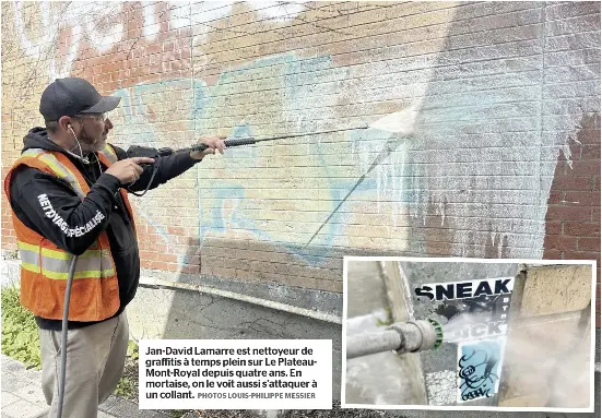 Du travail à l’infini pour enlever tous les graffitis | Le Journal de ...