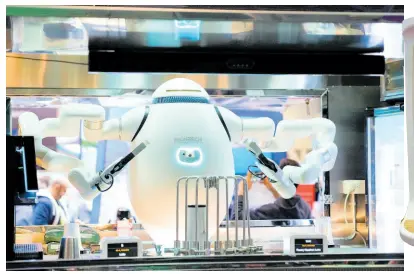 Robot baristas and AI chefs caused a stir at CES 2024 - PressReader