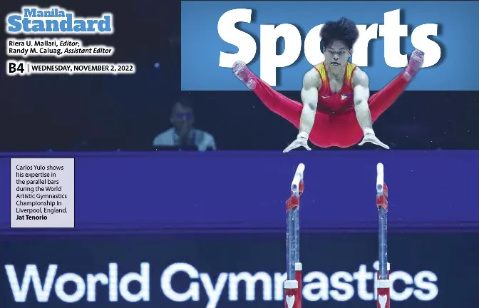 Japanese mentor heaps praise on Yulo’s all-around dominance - PressReader