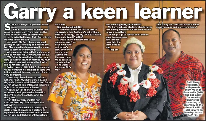 Garry a keen learner - PressReader