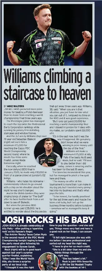 Williams climbing a staircase to heaven - PressReader
