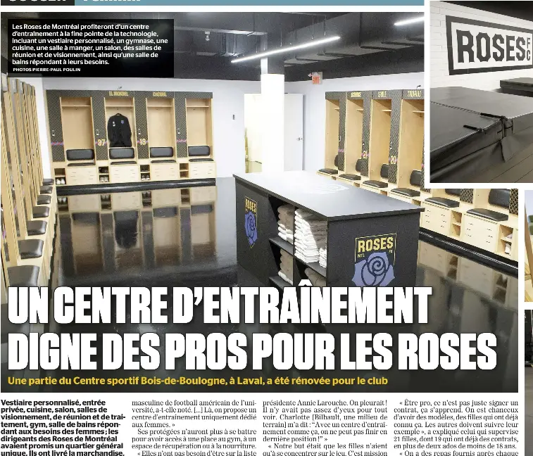 UN CENTRE D’ENTRAÎNEME­NT DIGNE DES PROS POUR LES ROSES - PressReader