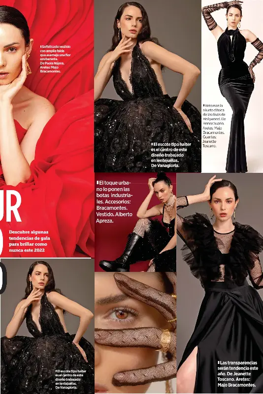 Glamour en rojo y neGro - PressReader