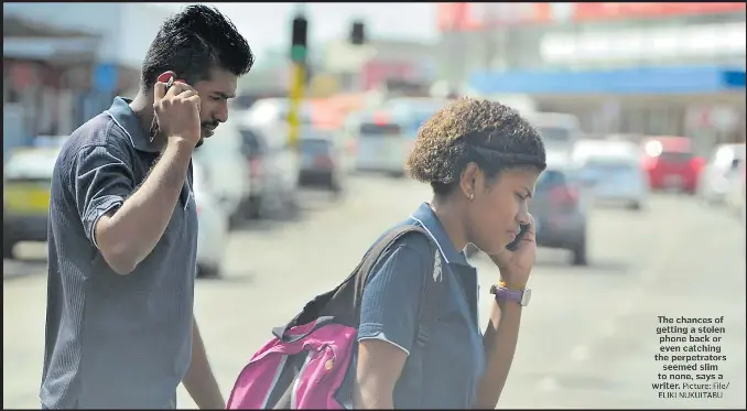 Stolen phones, missed opportunit­ies - PressReader