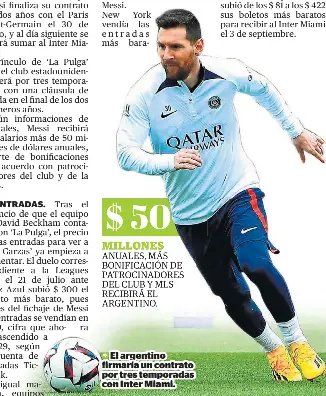 MESSI SE DECIDE POR - PressReader