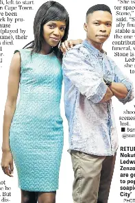 TSHIDI, STONE MAKE U-TURN - PressReader