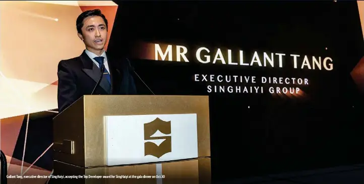 SingHaiyi leans on new perspectiv­es and pals to cement Top Developer ...