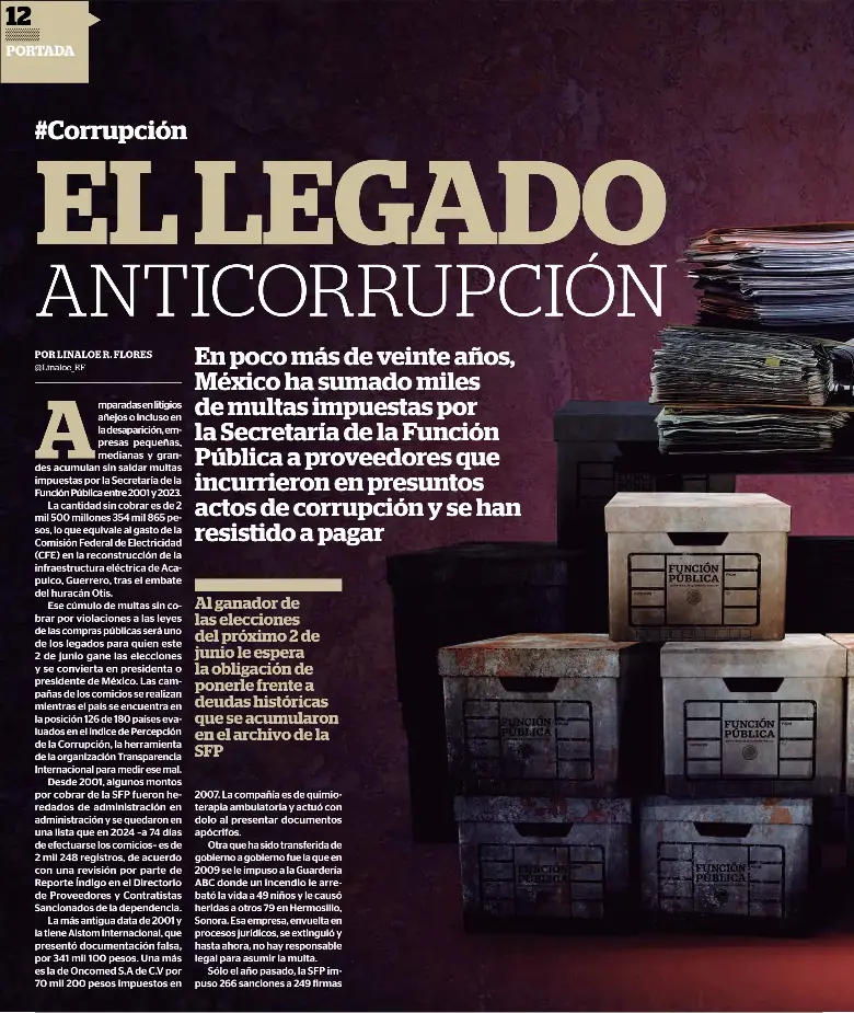 EL LEGADO ANTICORRUP­CIÓN - PressReader