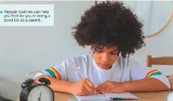 WHY ROUTINES ARE IMPORTANT IN YOUR CHILD’S LIFE - PressReader