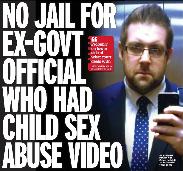 NO JAIL FOR EX-GOVT OFFICIAL WHO HAD CHILD SEX ABUSE VIDEO - PressReader