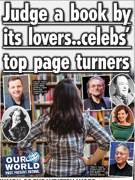 Judge a book by its lovers..celebs’ top page turners - PressReader