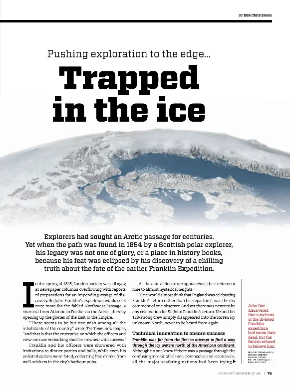 Trapped in the ice - PressReader