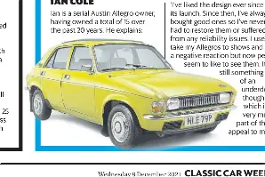 WHY I LOVE MY AUSTIN ALLEGRO - PressReader