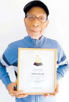 Decades after winning, Ansel Collins to receive Grammy certificat­es ...