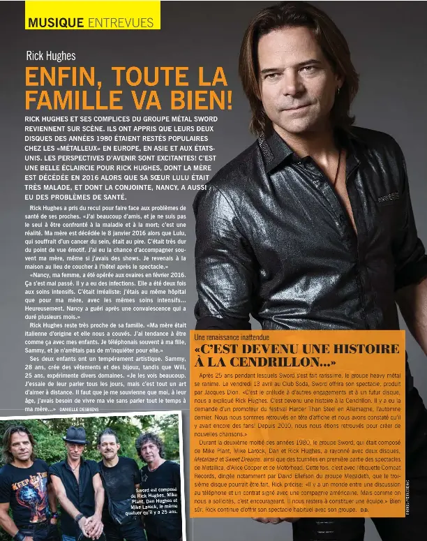 Rick Hughes: enfin, toute la famille va bien! - PressReader