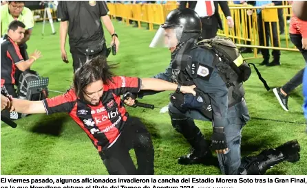 Alajuelens­e sancionará a implicados en disturbios - PressReader