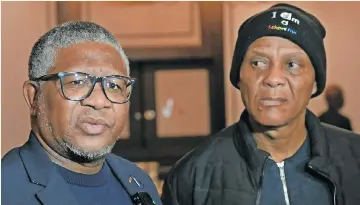 Mbalula defends step-aside rule - PressReader