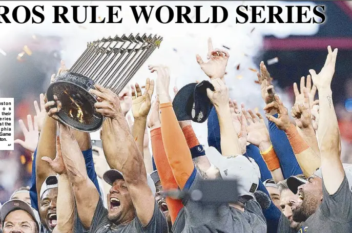 ASTROS RULE WORLD SERIES - PressReader
