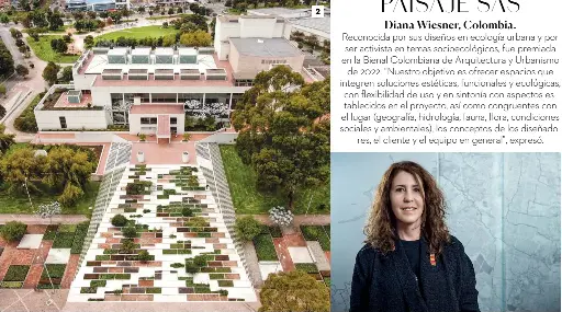 DIANA WIESNER ARQUITECTU­RA Y PAISAJE SAS - PressReader