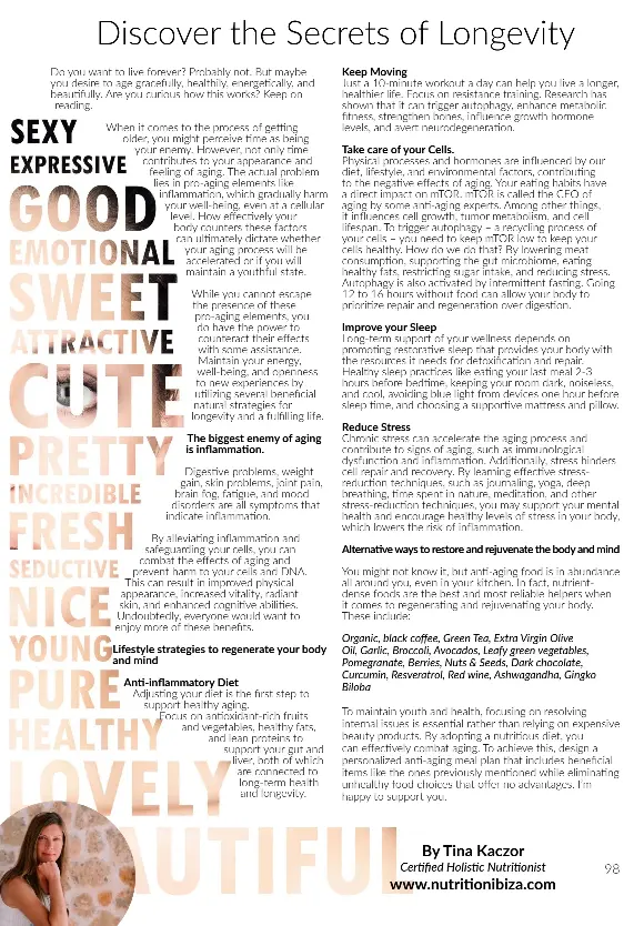 Discover the Secrets of Longevity - PressReader