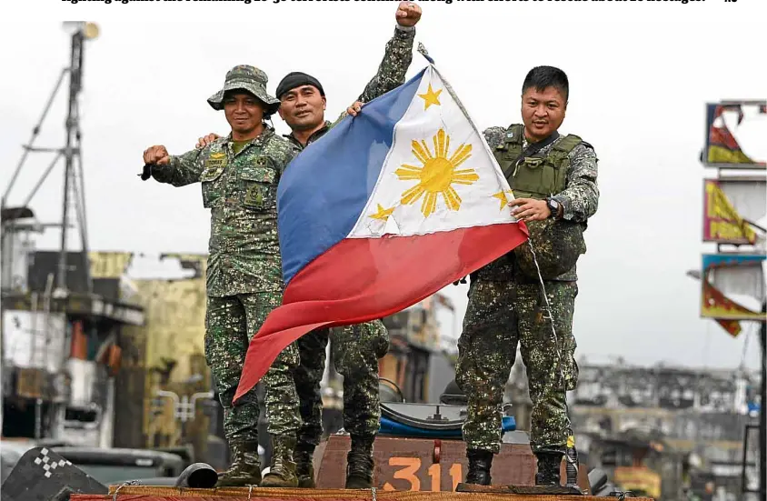 MARAWI ‘LIBERATED’ BUT BATTLE DRAGS ON - PressReader