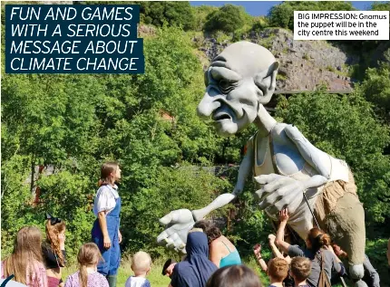 Giant puppet Gnomus is star of free city festival - PressReader