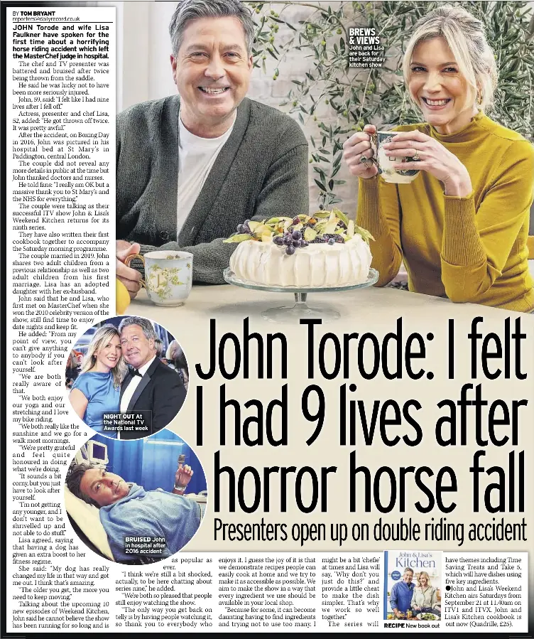 John Torode: I felt I had 9 lives after horror horse fall - PressReader