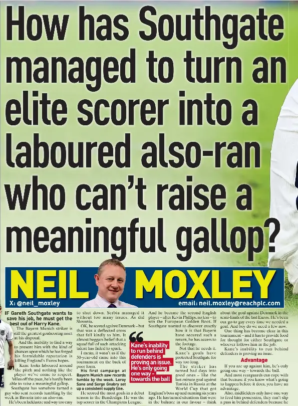How has Southgate managed to turn an elite scorer into a laboured also ...