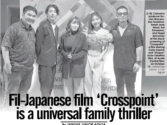 Fil-Japanese film ‘ Crosspoint’ is a universal family thriller - PressReader