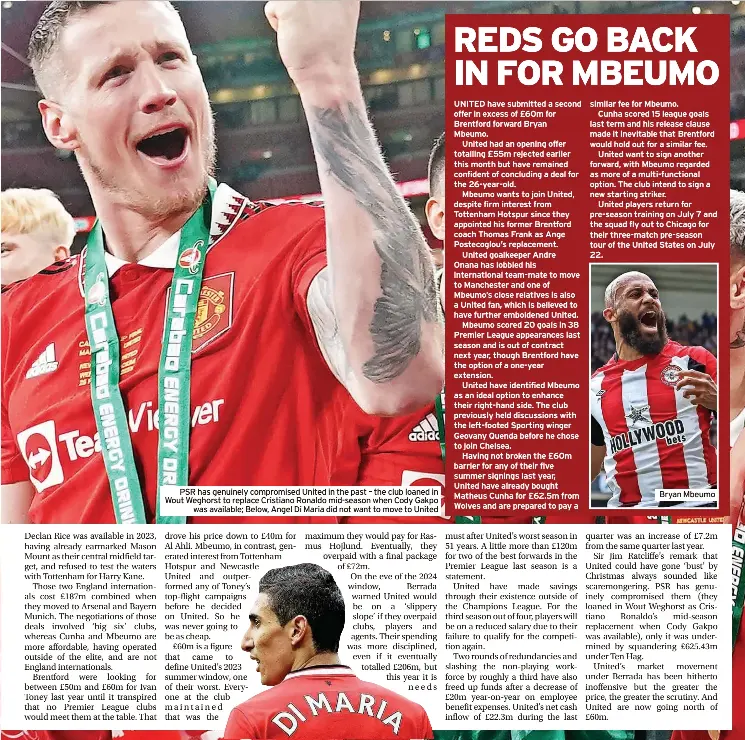 UNITED LEGEND ROO TAKES NEW JOB IN DUBAI - PressReader