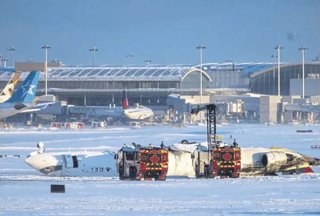 All 80 on jet survive after it flips on runway - PressReader