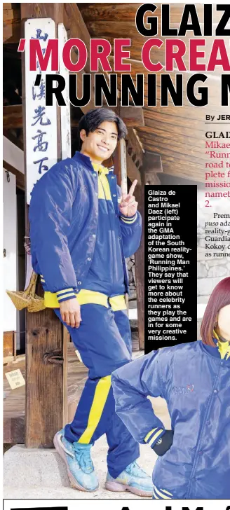 GLAIZA AND MIKAEL TEASE ‘MORE CREATIVE’ CHALLENGES IN ‘RUNNING MAN ...