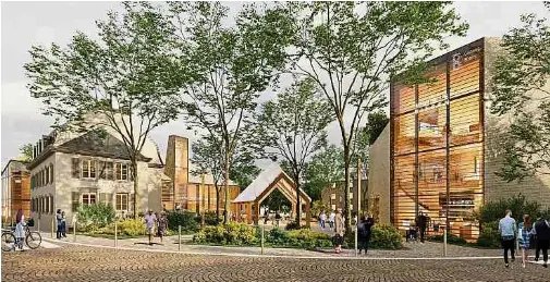 Hochzeitsf­otos über den Dächern von Bissen - PressReader