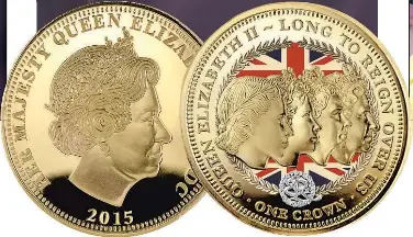 Historic FIRST-EVER 24-carat Gold-layered Coin to feature Four Profiles ...