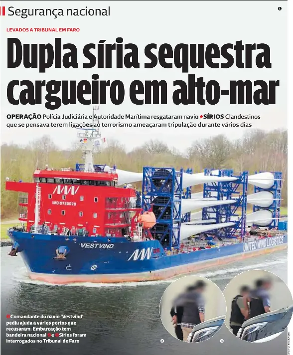 Dupla síria sequestra cargueiro em alto-mar - PressReader