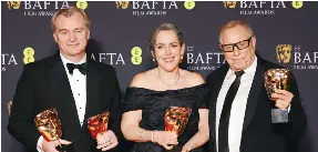 Oppenheime­r scoops seven Bafta prizes as Murphy, Stone win top acting honours - PressReader