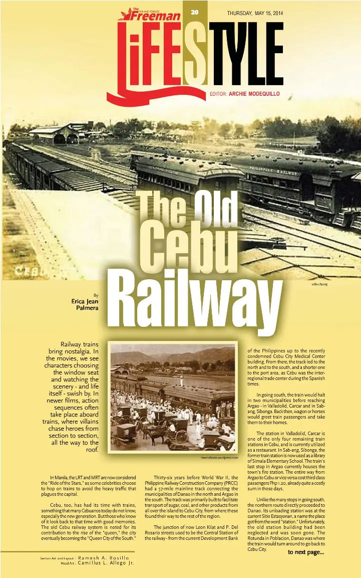 The old Cebu Railway - PressReader
