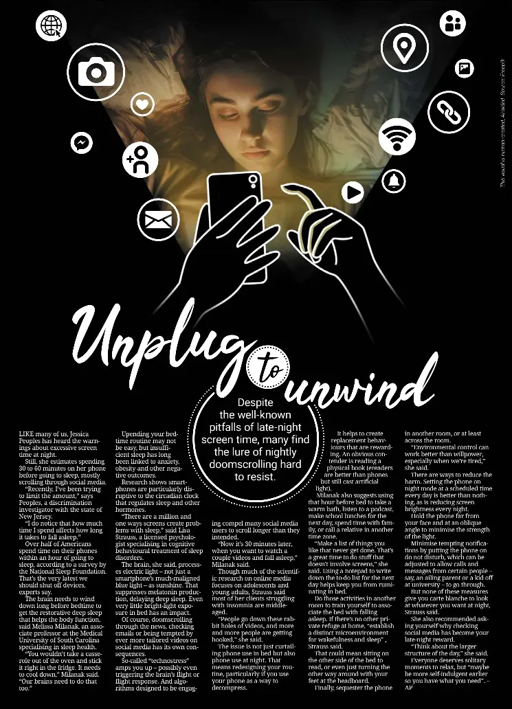 Device downtime: Unplug to unwind - PressReader