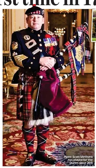 Queen’s piper silenced for the first time in 175 years - PressReader