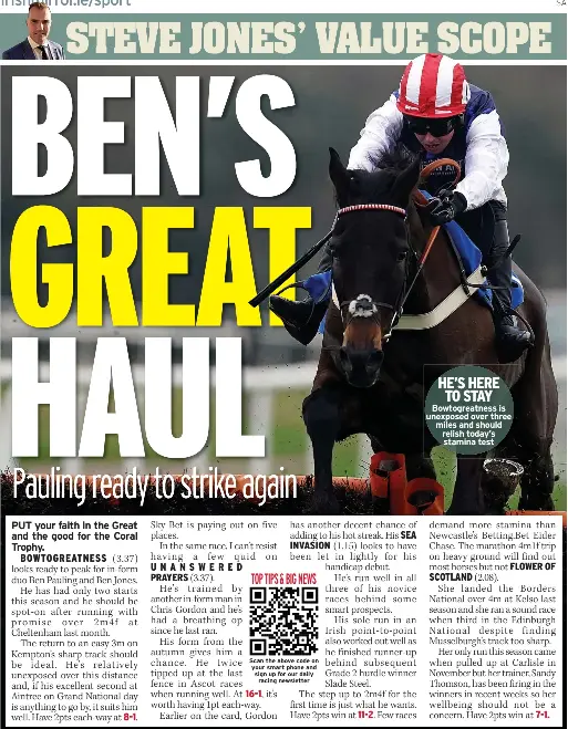 BEN’S GREAT HAUL - PressReader