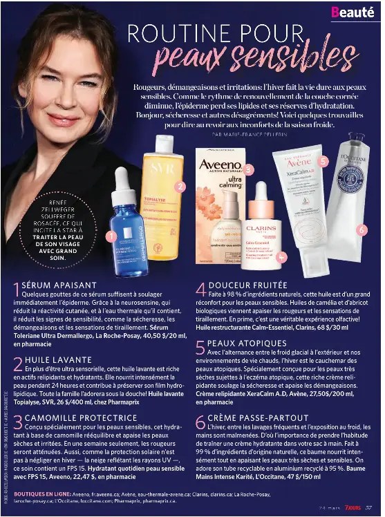 ROUTINE peaux sensibles POUR - PressReader