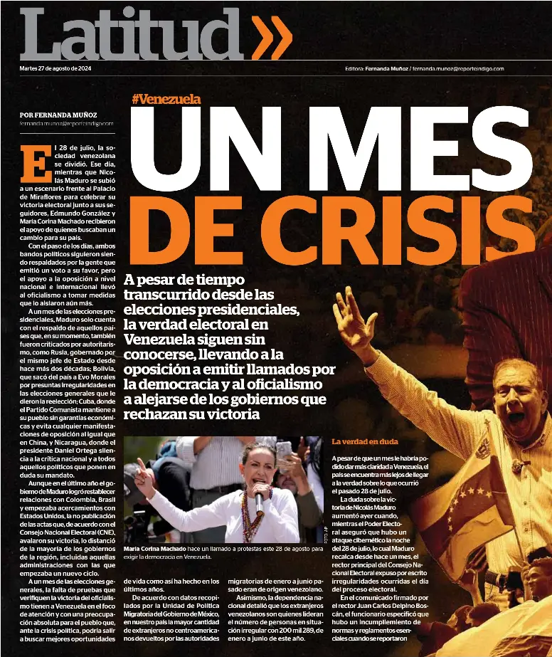 UN MES DE CRISIS - PressReader